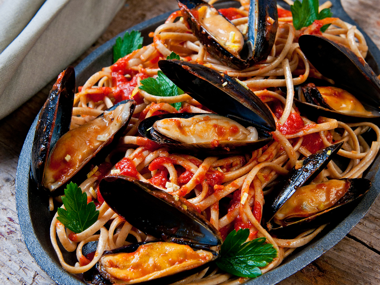 Mussels with Linguini - NEWFOUNDLAND