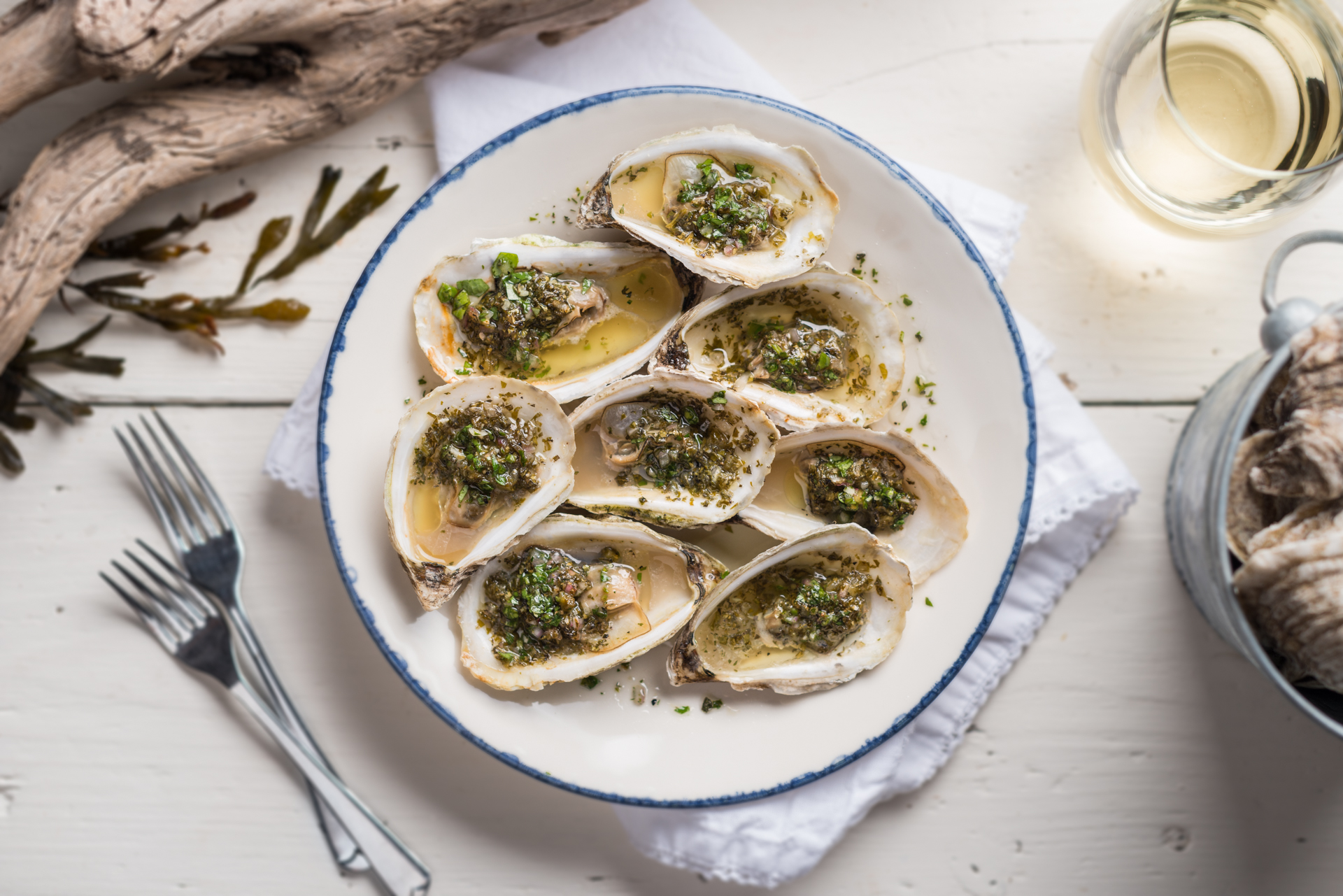 Fresh or Grilled Oysters with Chimichurri - NEWFOUNDLAND